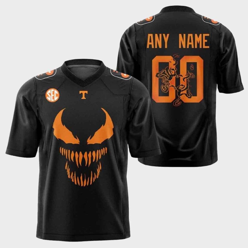 Venom Dark Mode Vols Tennessee Football Jersey - teelands